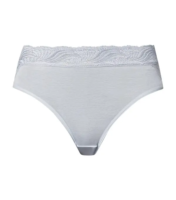 Hanro Cotton Delight Midi Briefs - Blue