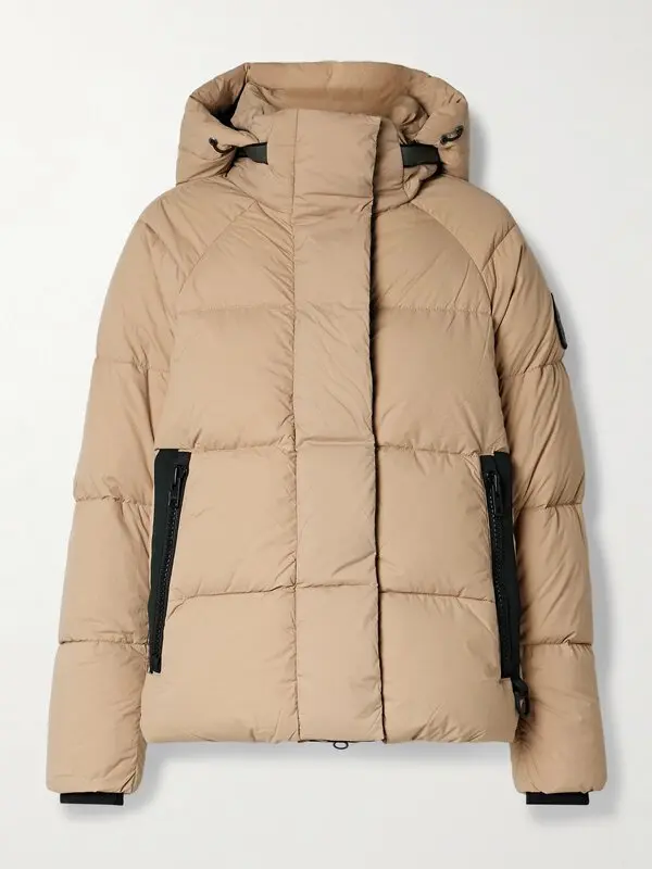 Canada Goose Junction Hooded Quilted Down Jacket - Neutrals