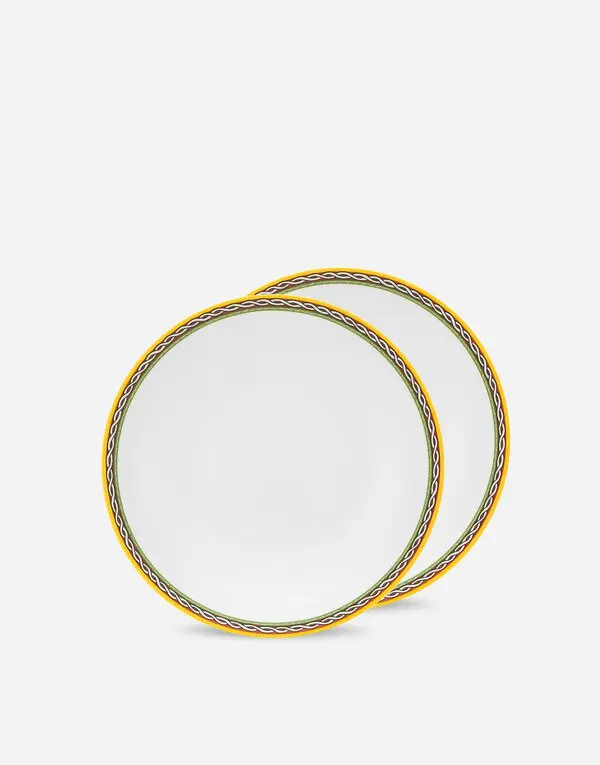 Dolce & Gabbana Set 2 Piatti Fondo