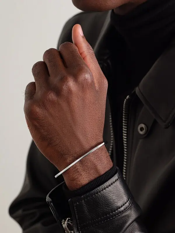Mateo Bar Rhodium-plated Cuff