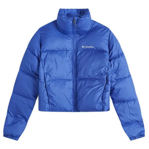 Columbia Puffect Cropped Jacket - Clematis Blue