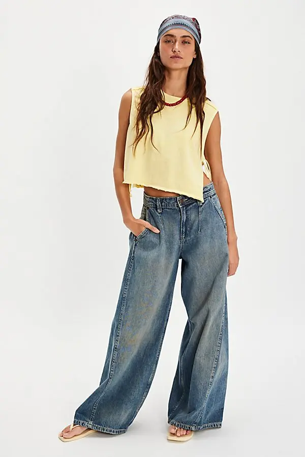 Free People We The Free Block Party Trouser Jeans - Rager