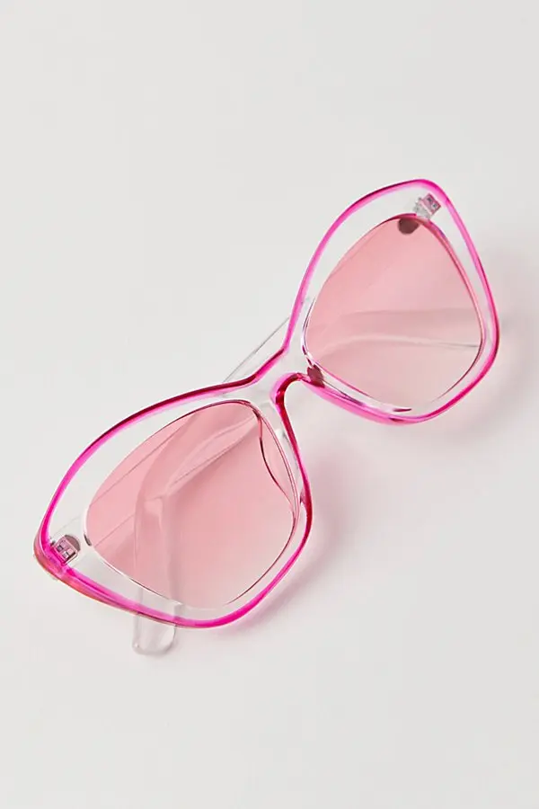 Free People Edie Cat Eye - Pink | Editorialist display picture 2