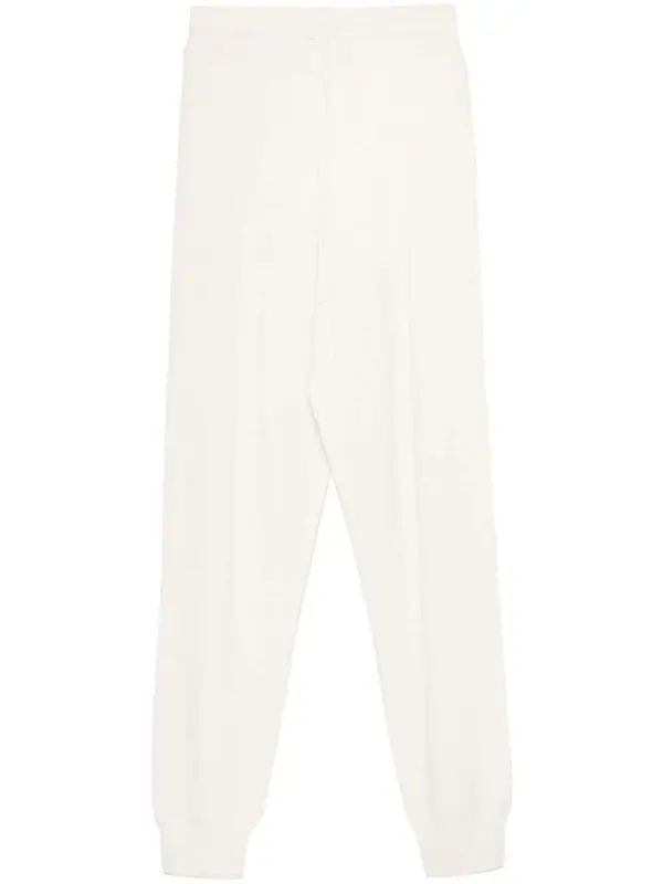 Fabiana Filippi Knitted Track Pants - White
