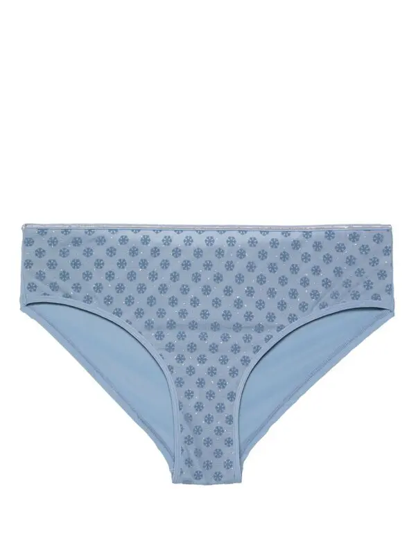 Marlies Dekkers Snowflake Glittered Brazilian Briefs