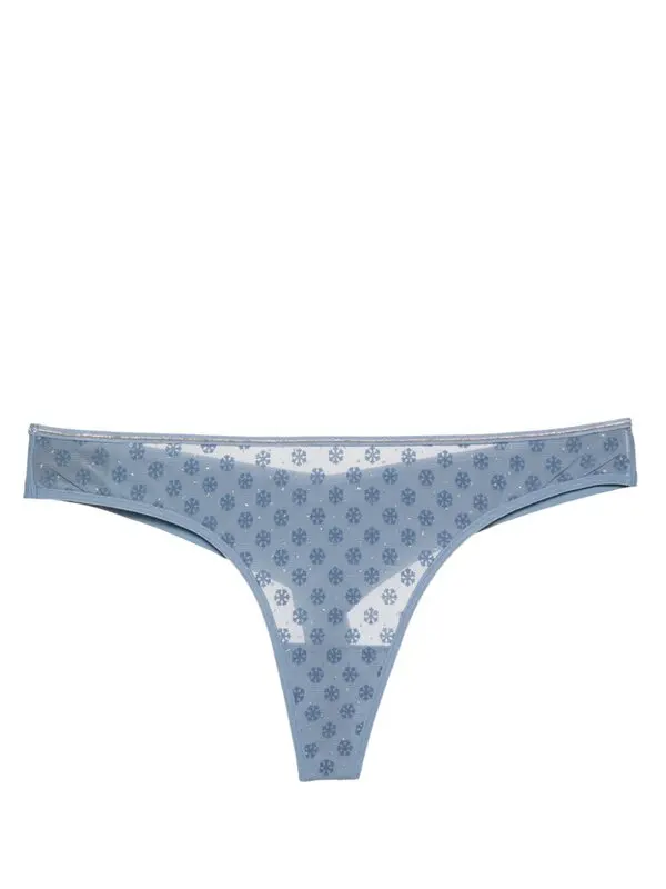 Marlies Dekkers Snowflake Mesh Thong