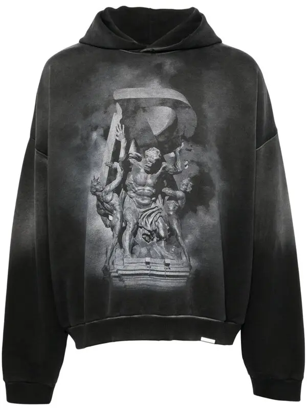 REPRESENT Graphic-printed Hoodie