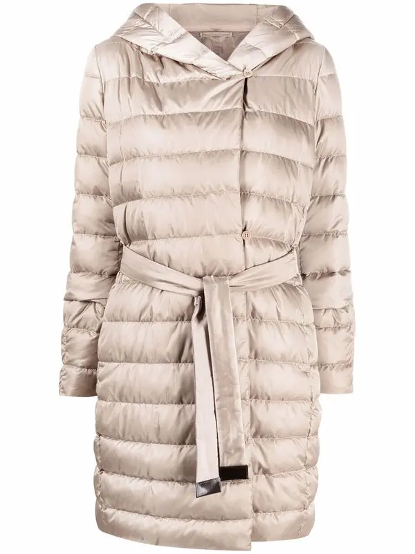 Max Mara Padded Belted Coat