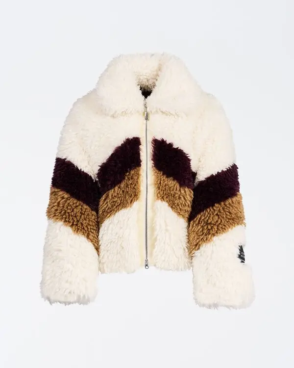 Perfect Moment Reversible Faux-shearling Jacket