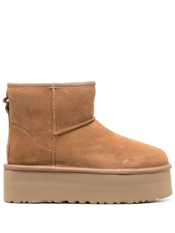 UGG Classic Mini Platform Boots - Beige