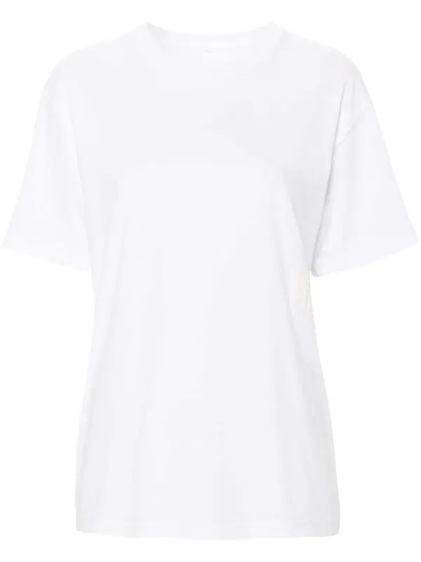 Alexander Wang Essential Jersey Puff Logo Tee - White