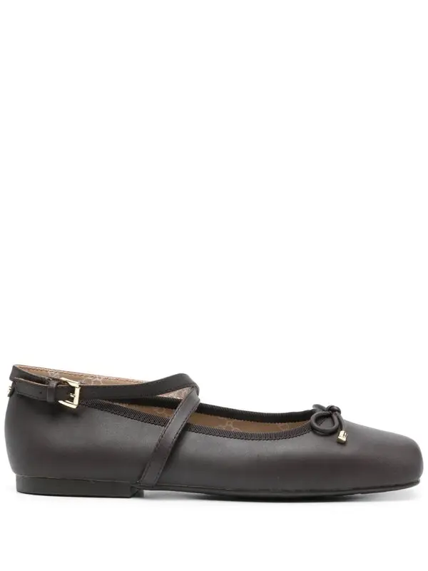 Michael Kors Bow-detailed Ballet Flats