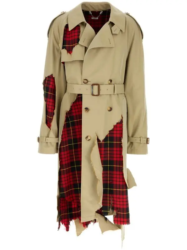 Alexander McQueen Belted Double-breasted Trench Coat