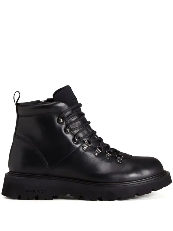 Woolrich Leather Hiking Boots - Black