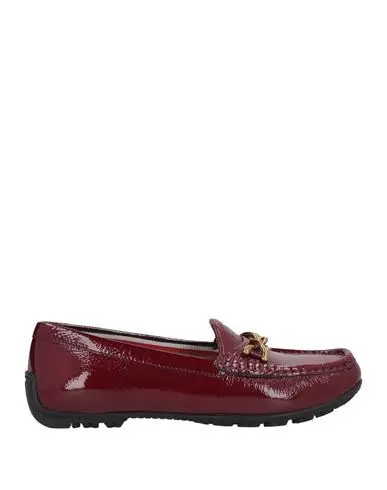 Geox Vibrant Red Leather Loafers womens sz 37.5 GEOX KOSMOPOLIS Loafers in red buy online main image 4