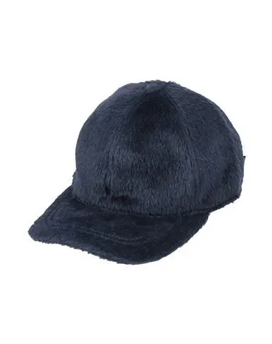 Borsalino Midnight Alpaca Wool And Virgin Wool Baseball Cap - Blue