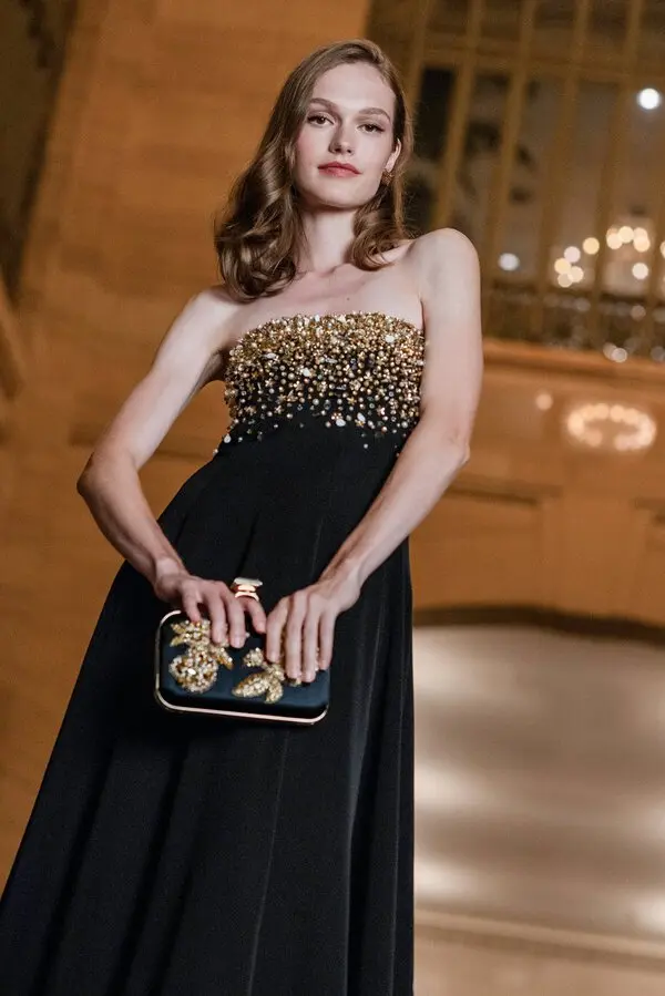 Sachin & Babi Bettany Embellished Gown
