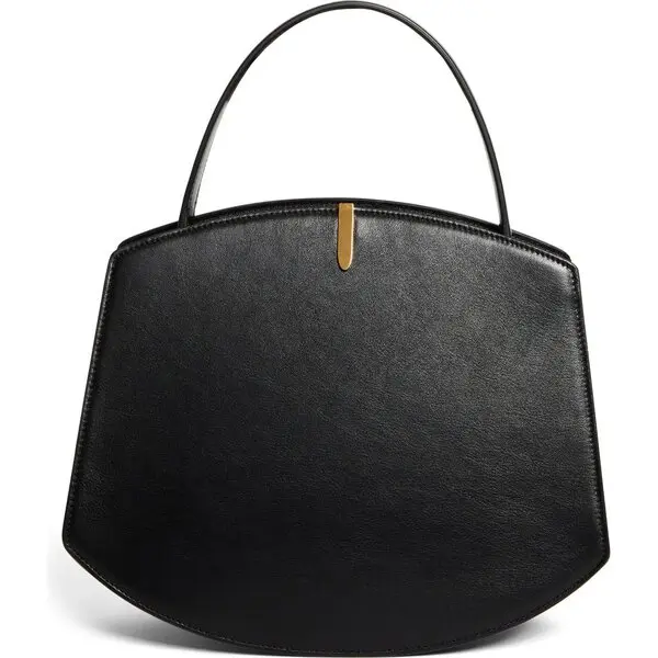 Savette The Florence Leather Top Handle Bag - Black