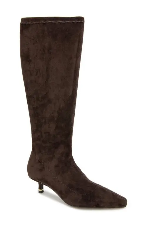 KENNETH COLE Meridith Knee High Boot - Chocolate Micro