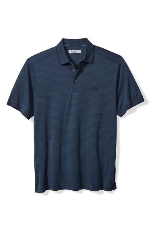 Tommy Bahama Bay Stripe Islandzone® Performance Polo - Ocean Deep