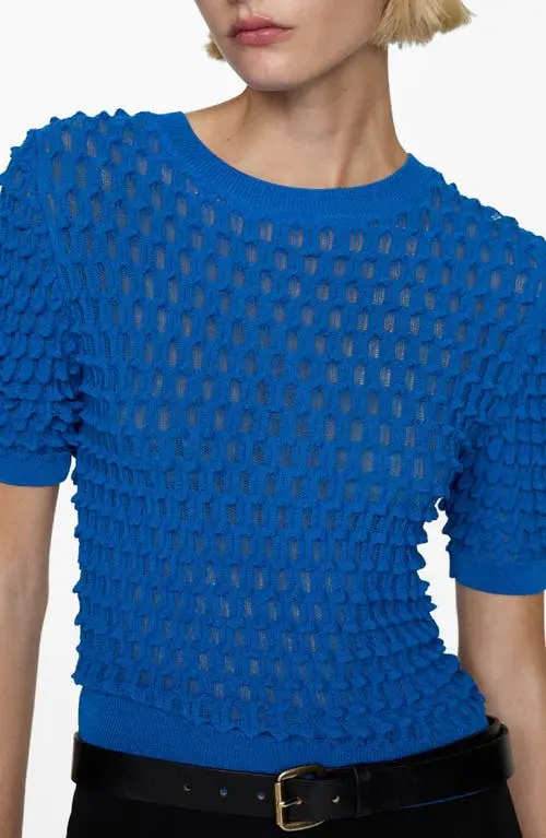 Mango Textured Knit Sweater