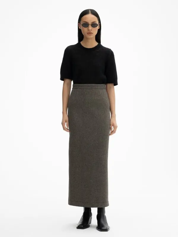 HOUSE OF DAGMAR Twill Pencil Skirt