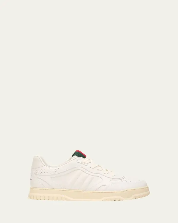 Gucci Re-web Bball Calf Sneakers - White