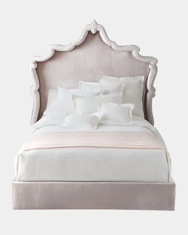 HAUTE HOUSE Refined Simplicity Versailles Bed, Queen