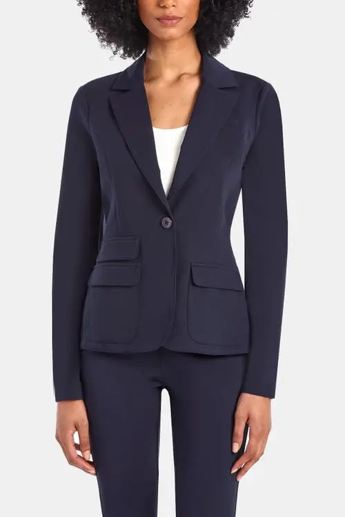 CAPSULE 121 The Samaritan Knit Blazer - Navy
