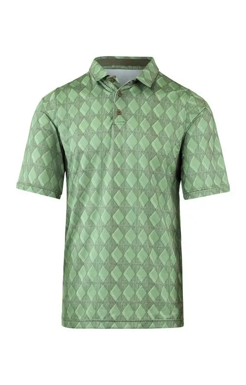 UV SKINZ Short Sleeve Performance Polo - Diamond Ace