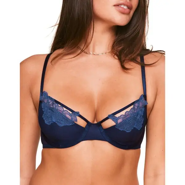 ADORE ME Andy Unlined Demi Bra - Dark Blue