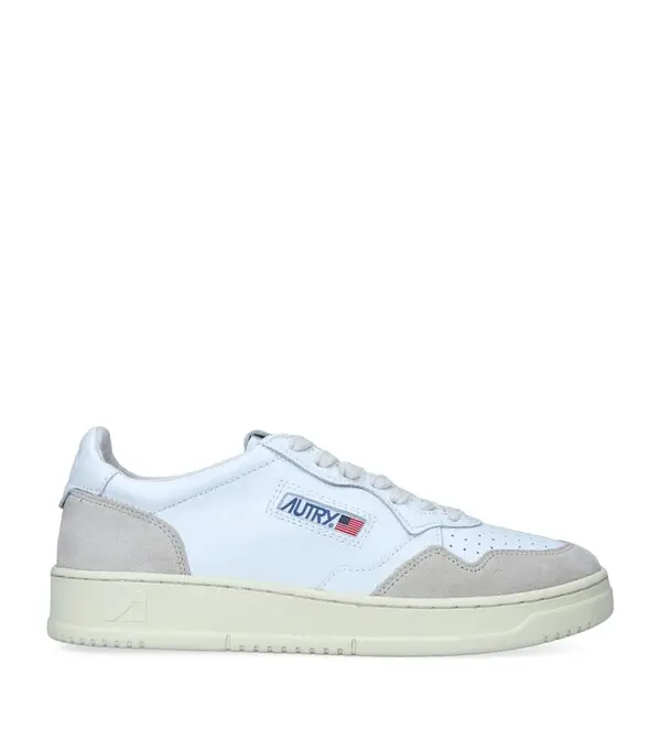 AUTRY Leather Low-top Sneakers - White