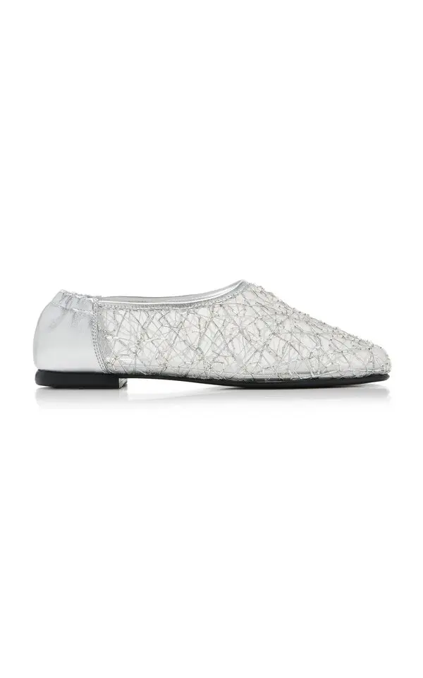 Simkhai Eden Embroidered Ballet Flats