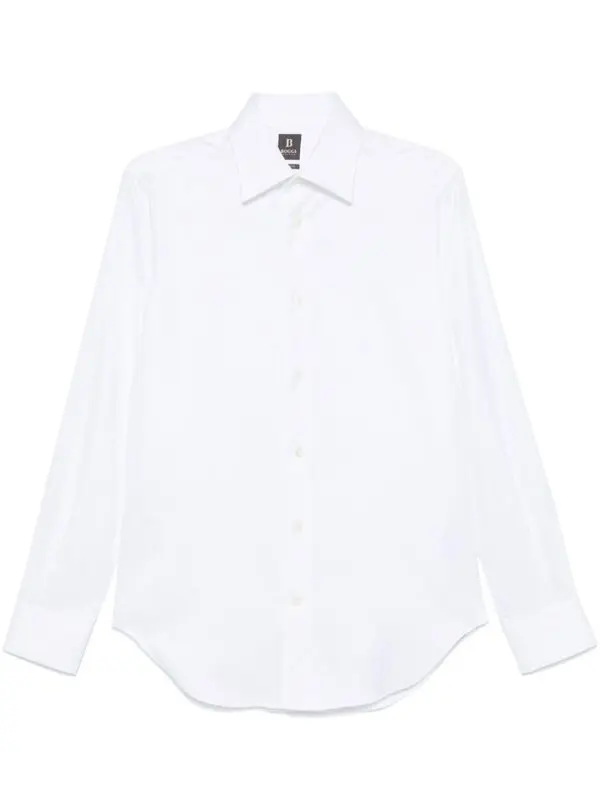 Boggi Milano Herringbone-pattern Shirt