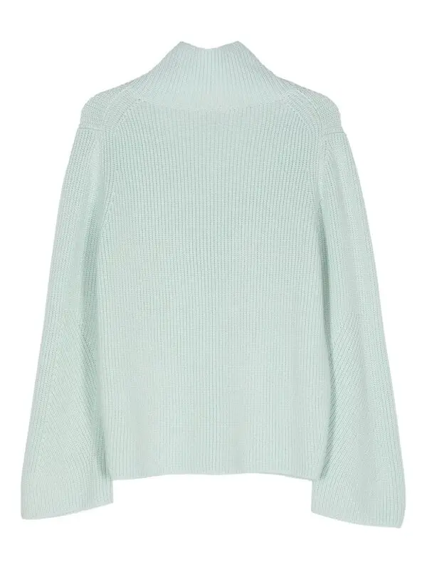 FORTE_FORTE Crossover-neck Jumper