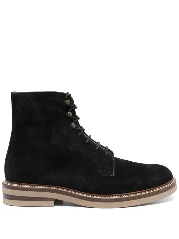 Brunello Cucinelli Suede Ankle Boots