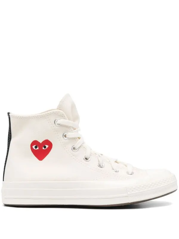 Comme Des Garçons X Converse Play Chuck Taylor '70 Sneakers - White
