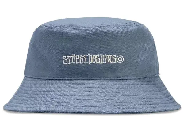 StÜssy Canvas Wide Brim Bucket Hat