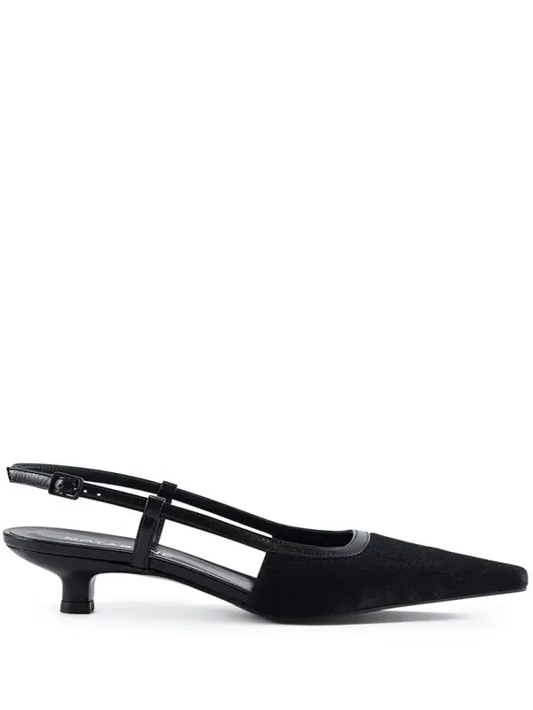 NOTABENE 35mm Elena Slingback Pumps - Black