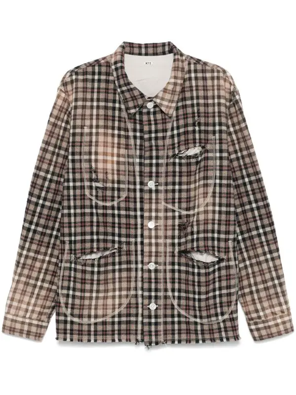 KHOKI Check-pattern Shirt