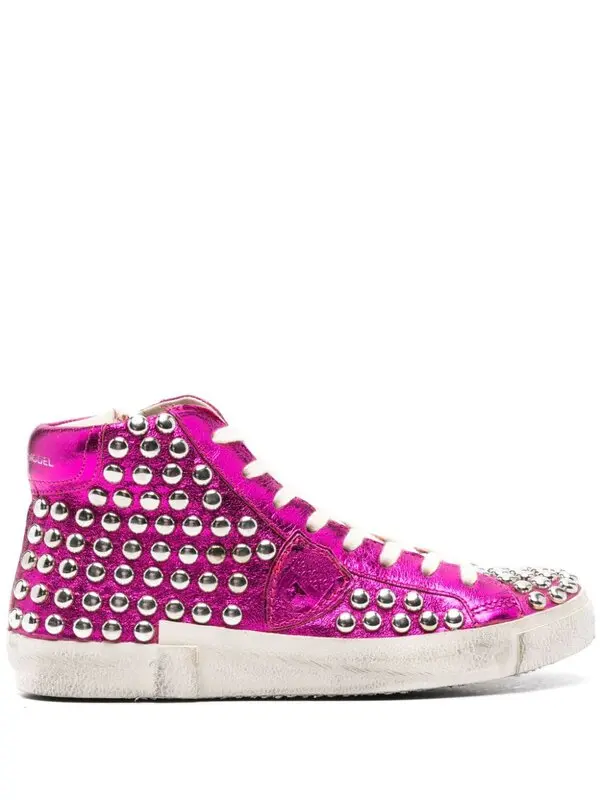 Philippe Model Prsx High Top Sneakers - Pink