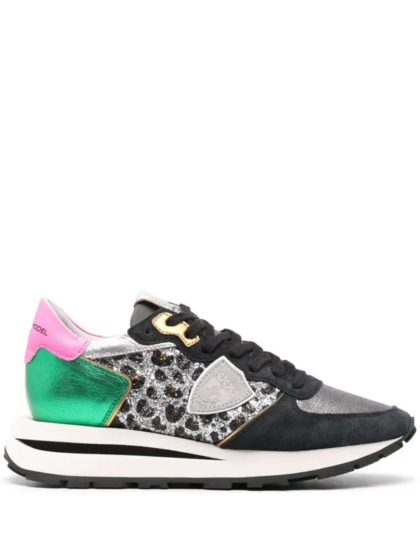 Philippe Model Tropez Haute Sneakers - Black