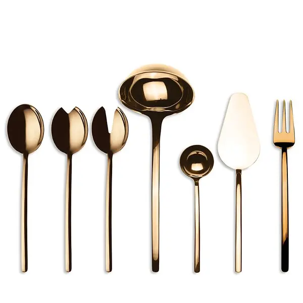 MEPRA Pvd Flatware Full 7 Piece Serving Set - No Color