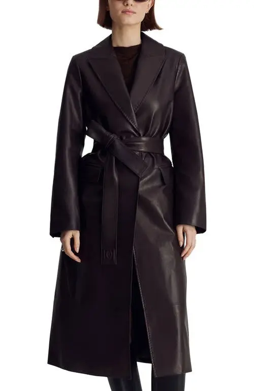 Dawn Levy Ophelia Leather Coat