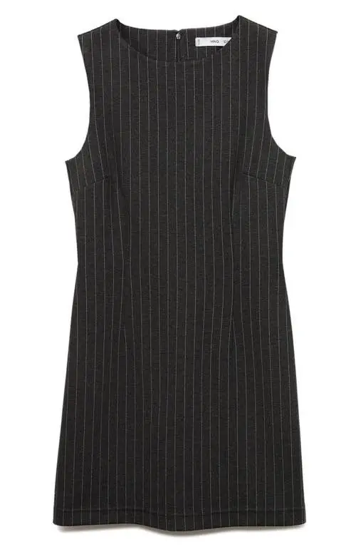 Mango Stripe Sleeveless Minidress