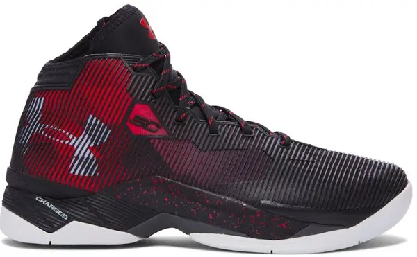 Under Armour Ua Curry 2.5 Sneakers - Red/black/white  display picture 1