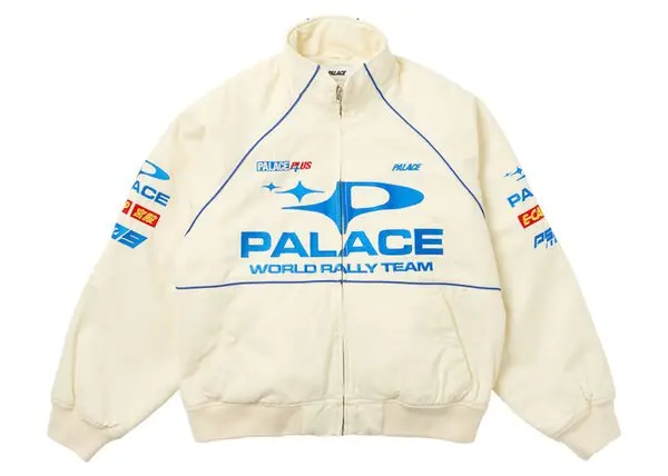 PALACE Pally Rally Jacket - Off White