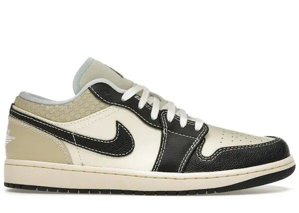 JORDAN 1 Low Se Sneakers - Coconut Milk/black Muslin/team Gold