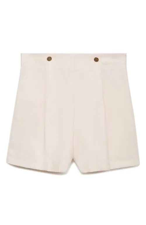 Mango Hammered Button Sailor Shorts