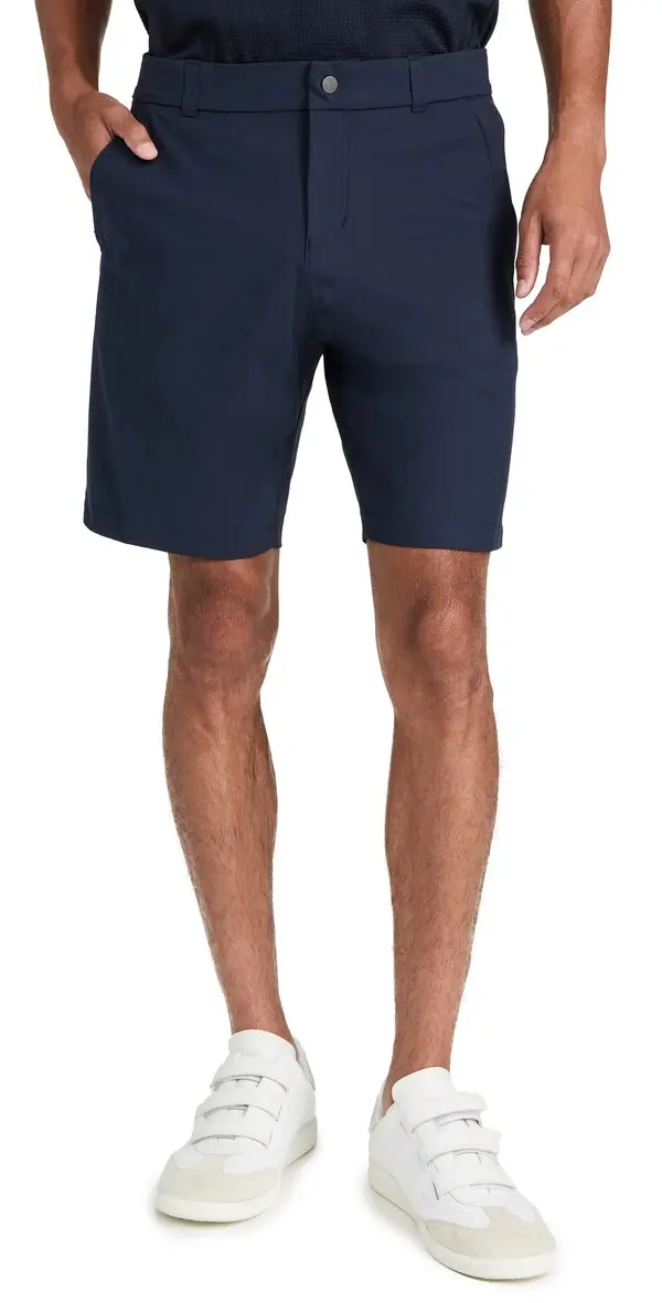 Reigning Champ Stretch Warp Knit Coach's Shorts - Navy